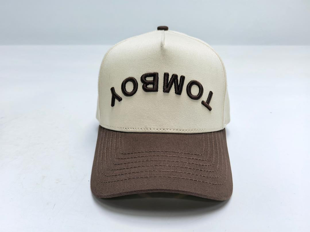 Tan Tomboy Hat | Two -TOne Dad Cap | Tomboy Athletics – TOMBOY ATHLETICS